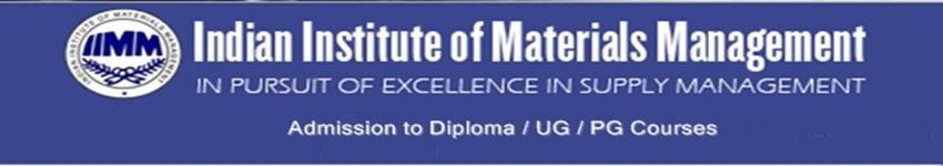 Indian Institute of Materials Management (IIMM), Mumbai: PG/UG/Diploma ...